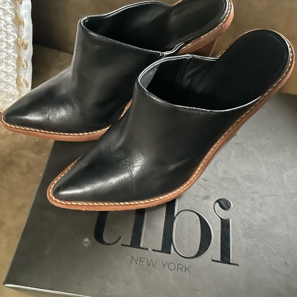 Tibi | Shoes | Tibi Black Mule Pump 37 | Poshmark
